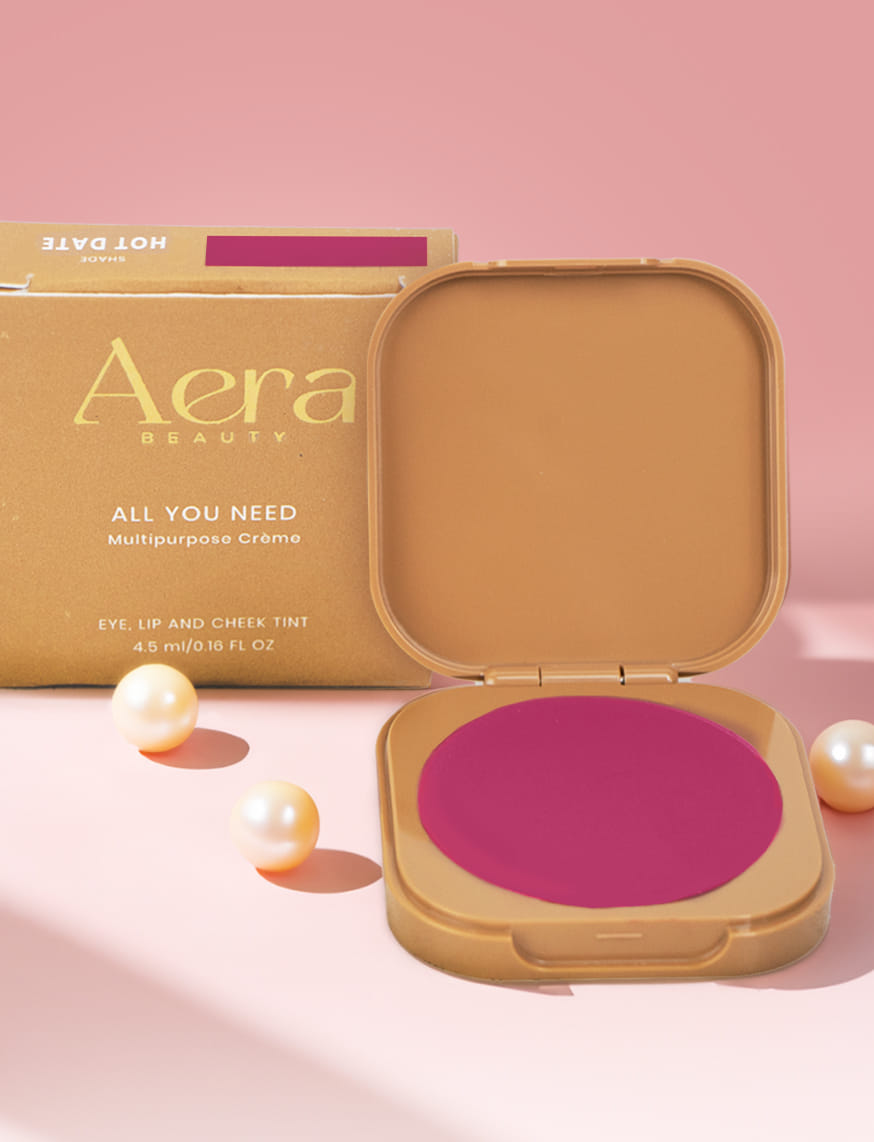 “All You Need” Multipurpose Crème (Hot Date) | Size: 4.5 ml By Aera beauty